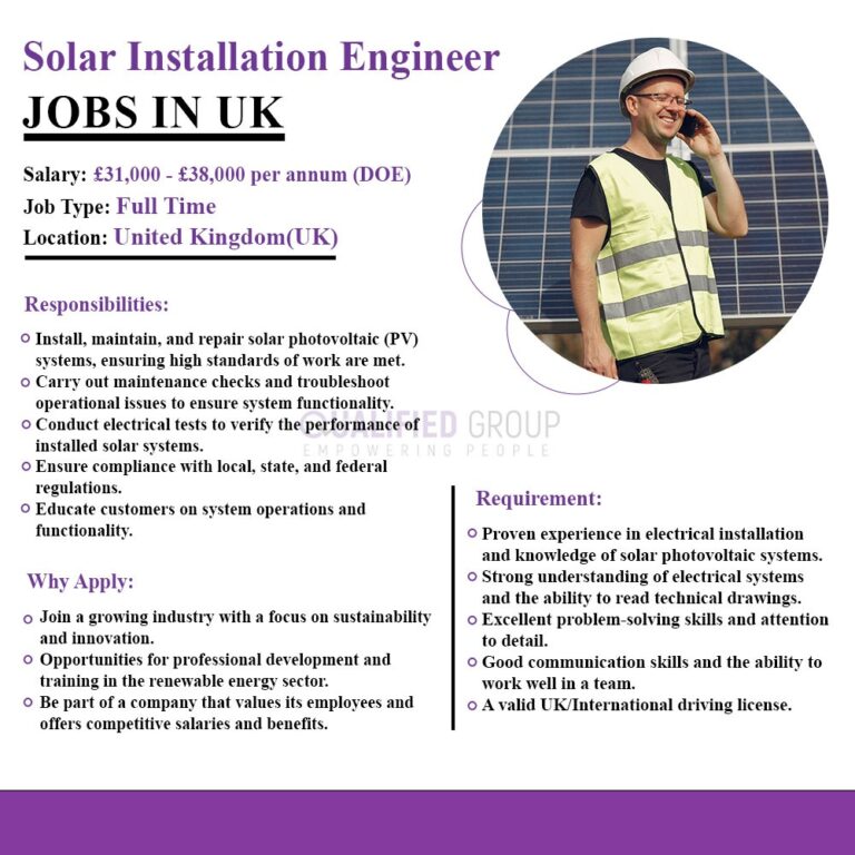 Solar Installation Engineer | Qualified Group